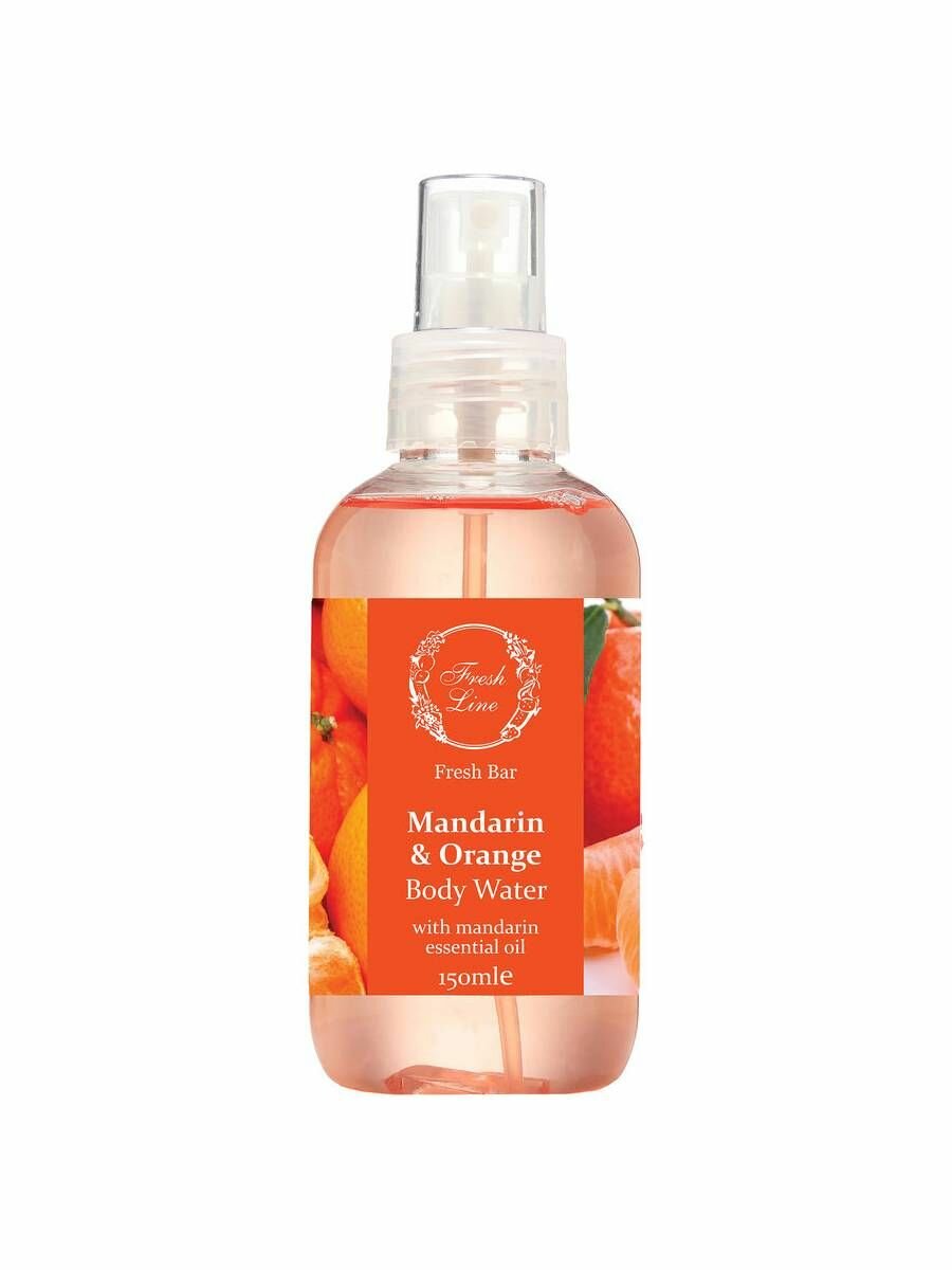 Ароматная вода для тела "Мандарин и апельсин", 150 мл