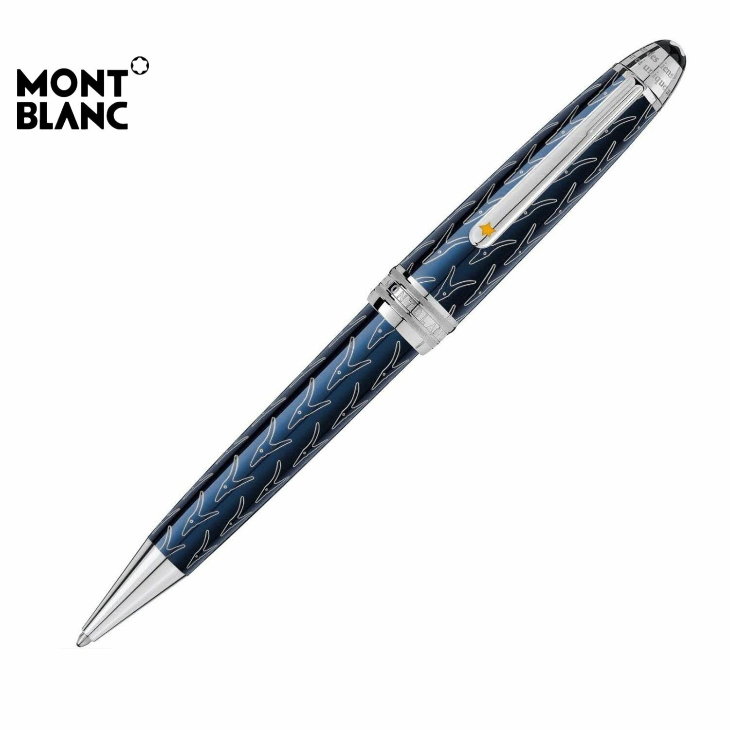 Montblanc Meisterstuck Le Petit Prince & Fox Solitaire Шариковая Ручка Среднего Размера(Подарочная Коробка He Включена)