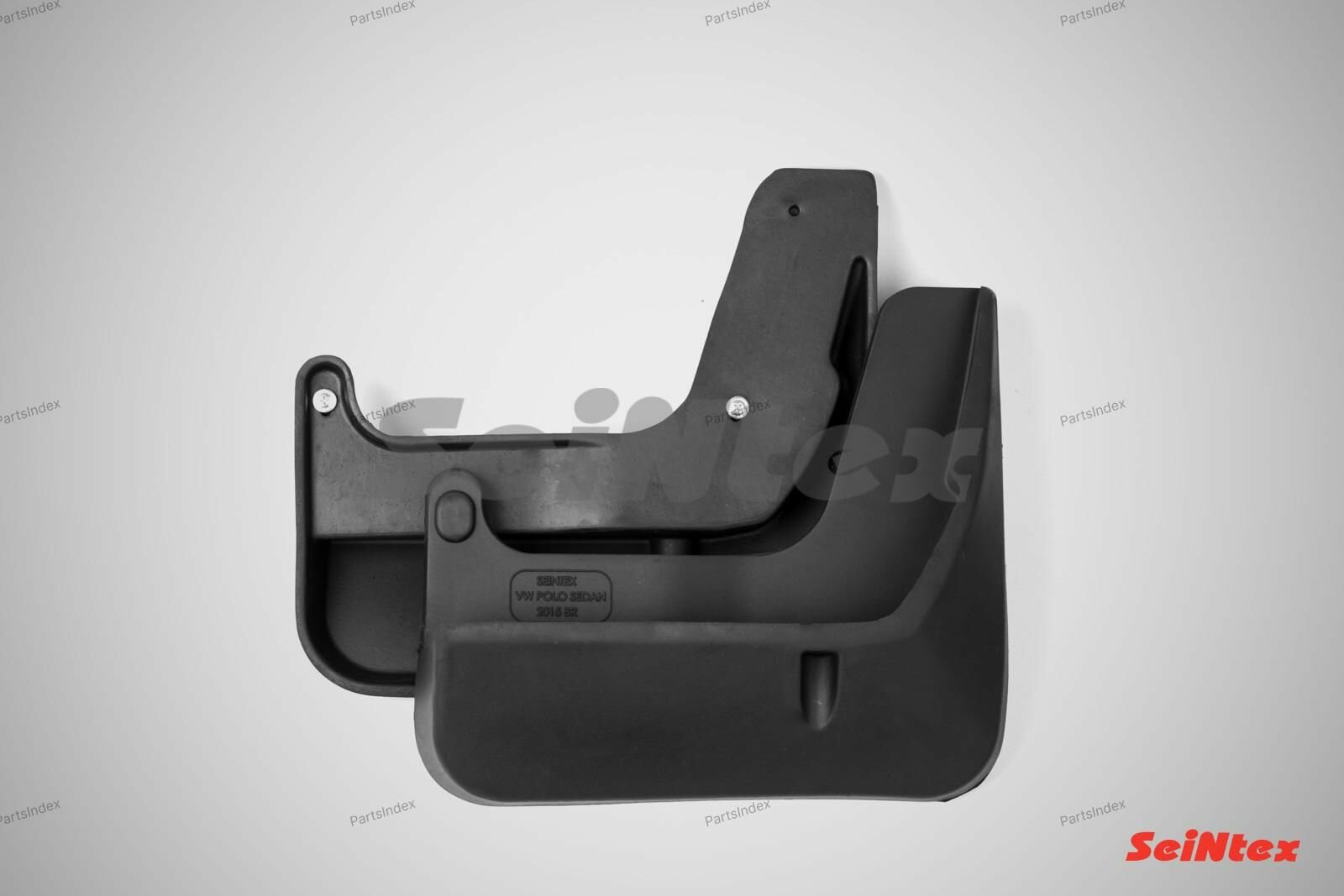 Брызговики резиновые (пара) для VW POLO Sedan рест, SEINTEX 86612