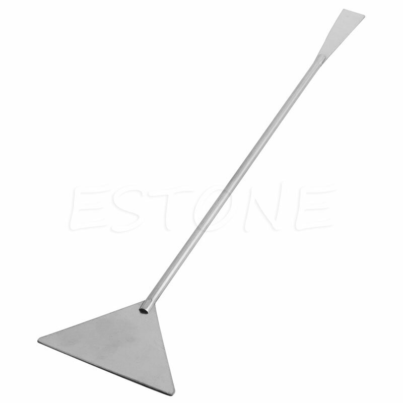 Аквариумный Шпатель Из Нержавеющей Стали Для Водных Растений Инструменты для Акваскейпинга для Начинающих Металлический Гравийный Разравниватель Длиной 12 дюймов