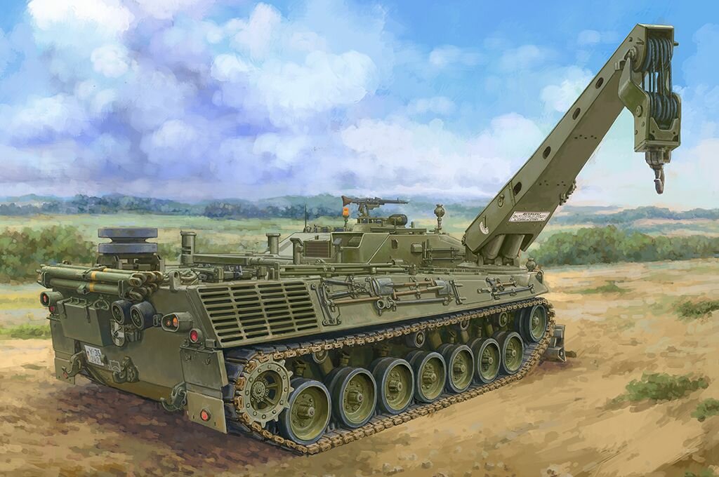 84567 HobbyBoss 1/35 Бронированная эвакуационная машина Bergepanzer BPz2 ARV