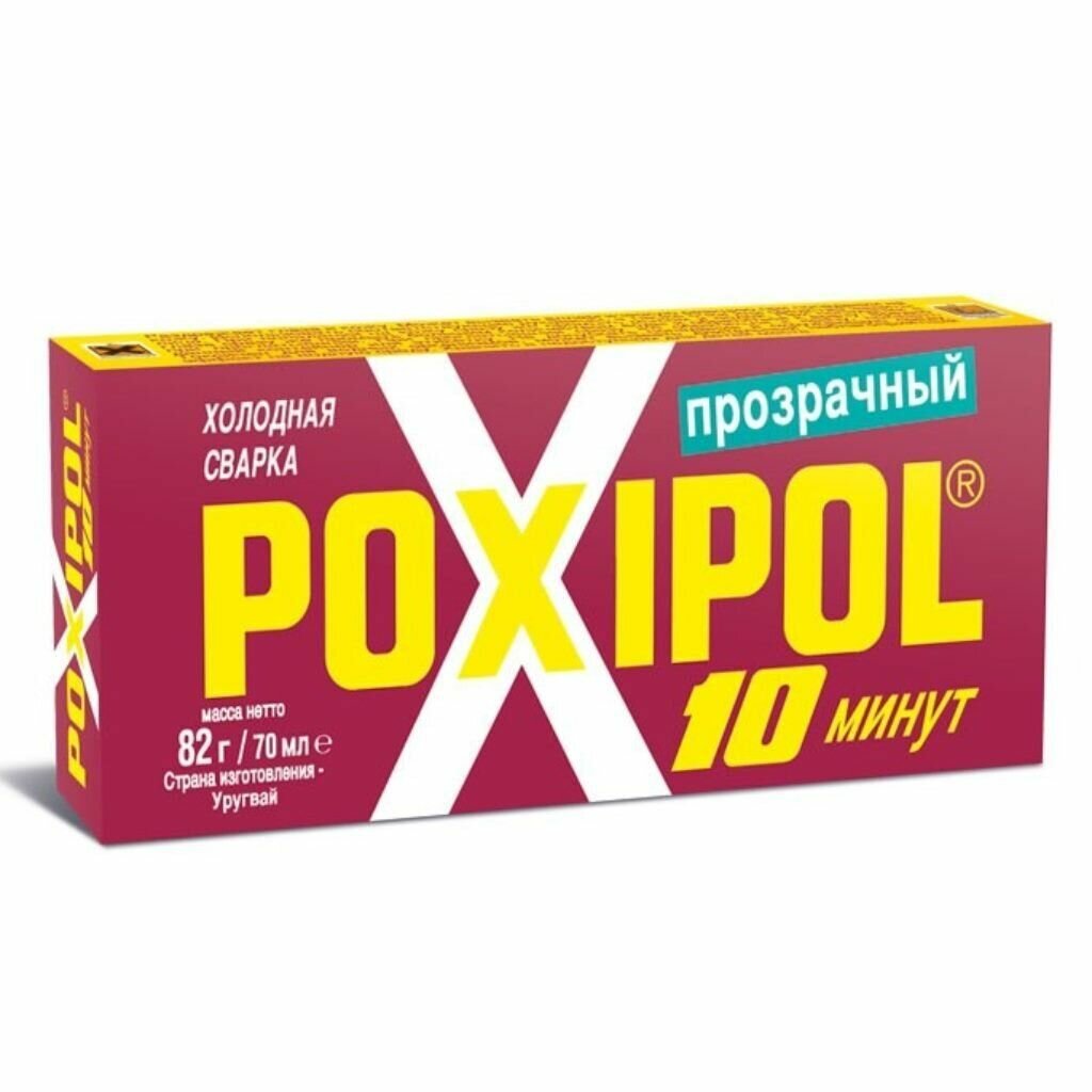 Холодная сварка Poxipol универсальная, прозрачная, 70 мл