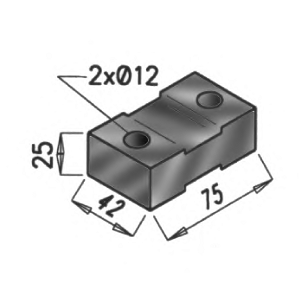 DINEX 50912 (6674900037) подушка глушителя резиновая \omn mb 507-814