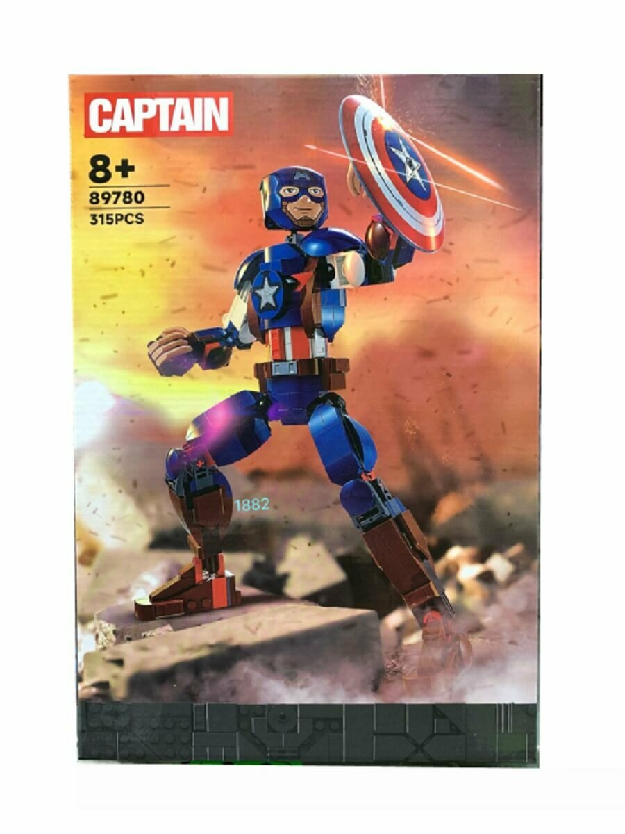 Конструктор Фигурка Капитан Америка, 89780