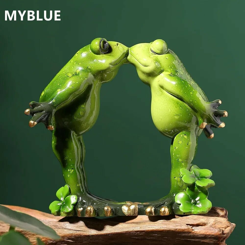 Домашний декор, Статуя влюбленной лягушки YX-5134S, Целующиеся пары