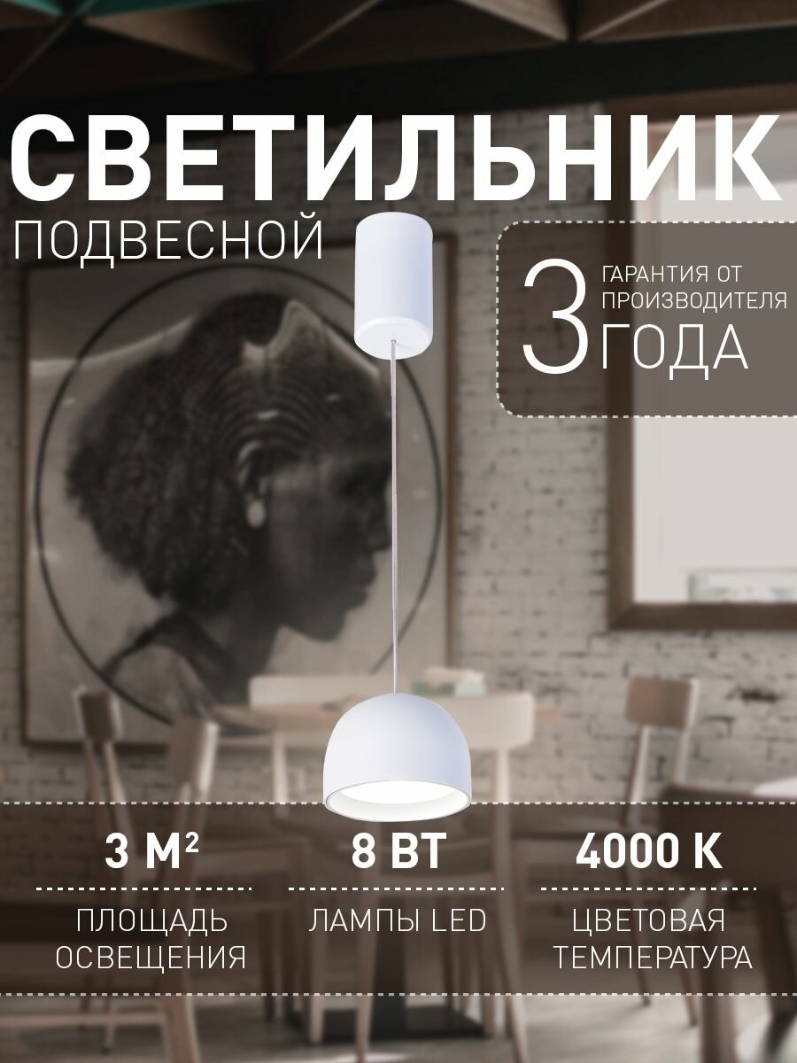 Подвесной светильник с регулировкой высоты Favourite 4511-1P 4000K 850LM