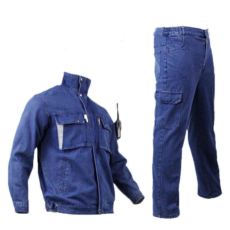 Мужская рабочая одежда, износостойкая, анти-горячий, подходит для сварщиков, строительство, электрик