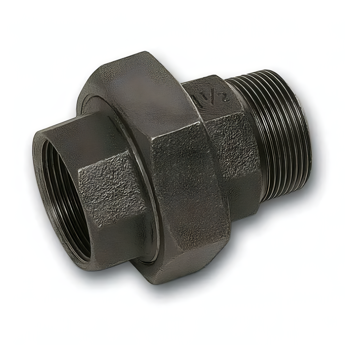 Сгон прямой американка 3/4" черный сделан из прочных материалов