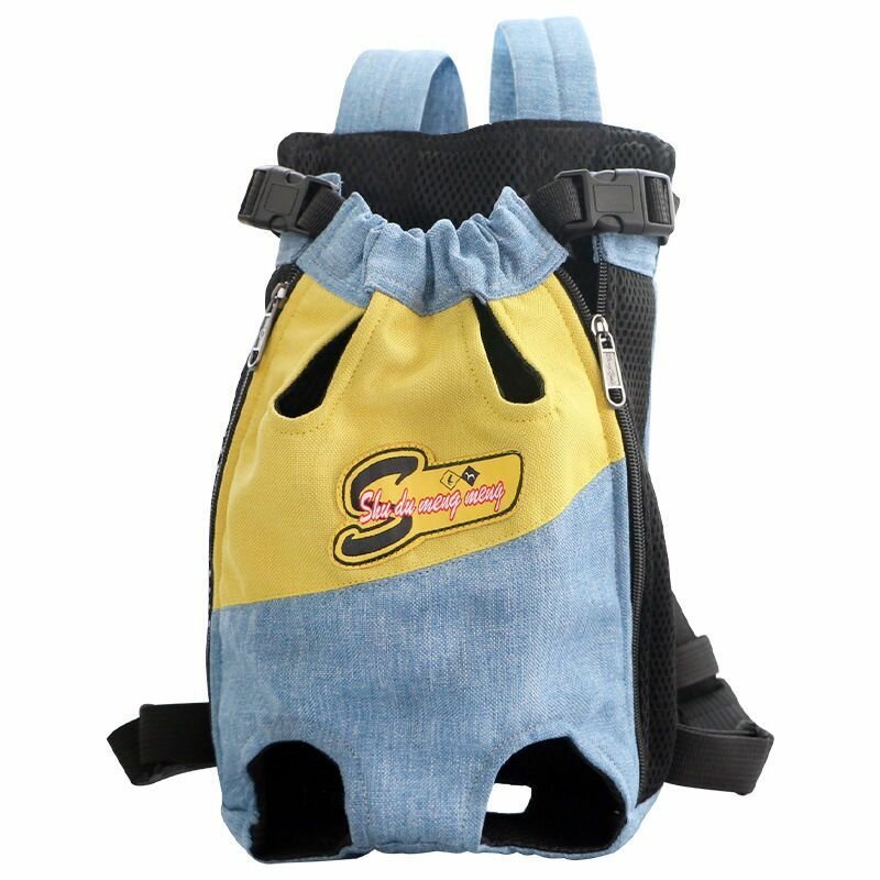 Переноска для собак и кошек, рюкзак (кенгуру) для маленьких, средних, крупных пород животных, сумка (слинг) для мелких и больших питомцев, L, синий