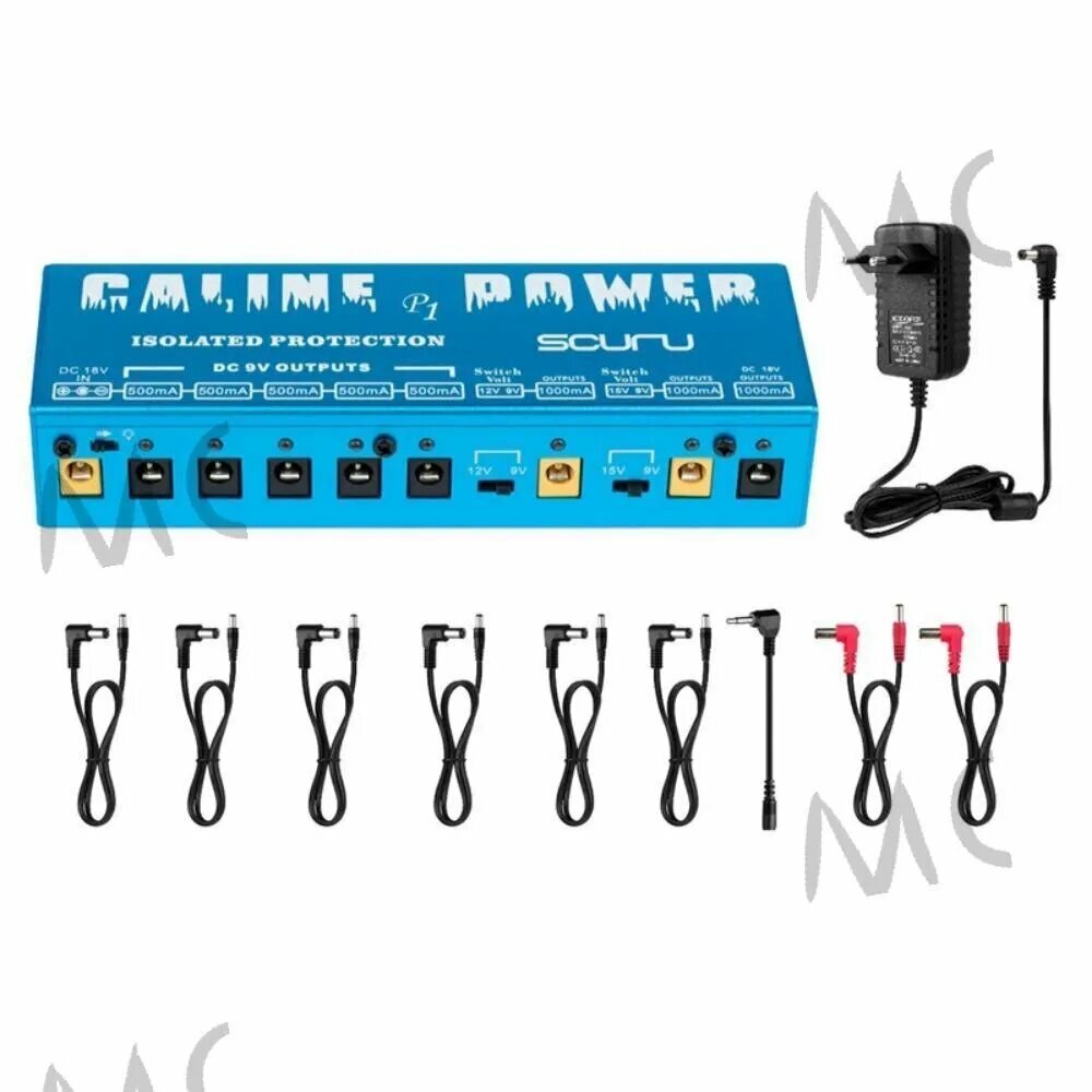 KNOW EASY-Блок питания для педалей гитарных эффектов Caline P1 Multi-Output Power Supply