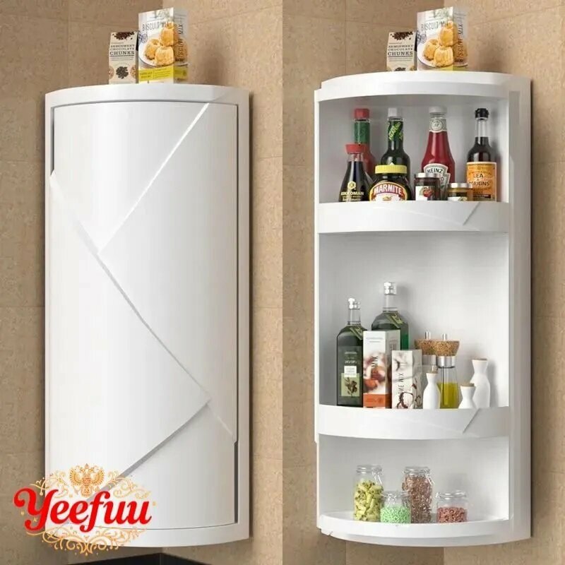 Полка для ванной комнаты Угловая 3 ярусная, 1 шт