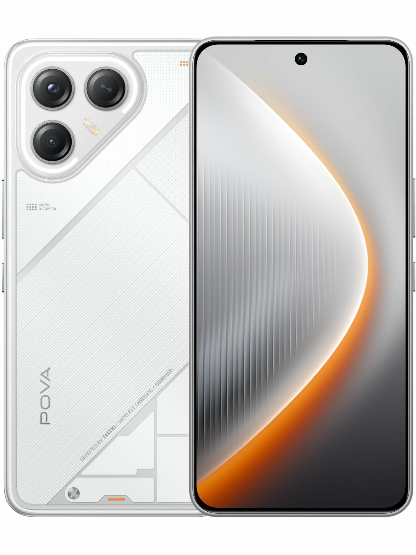 Смартфон TECNO Pova 7 Ultra 5G 12/256Gb, белый / White / Ростест