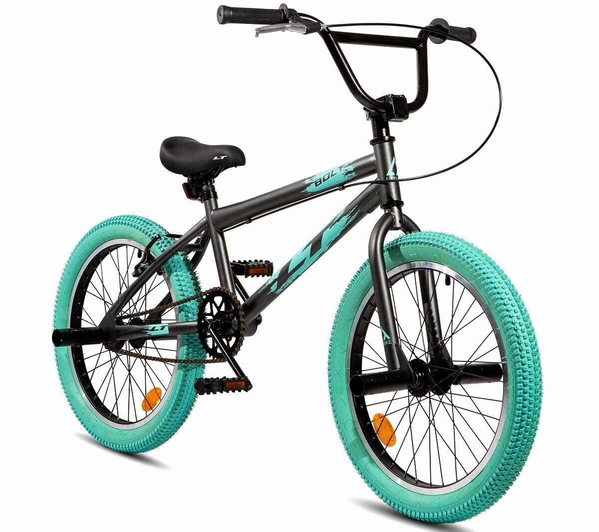 Велосипед BMX LT BIKE BOLT 20" рама 11" цвет "серый"
