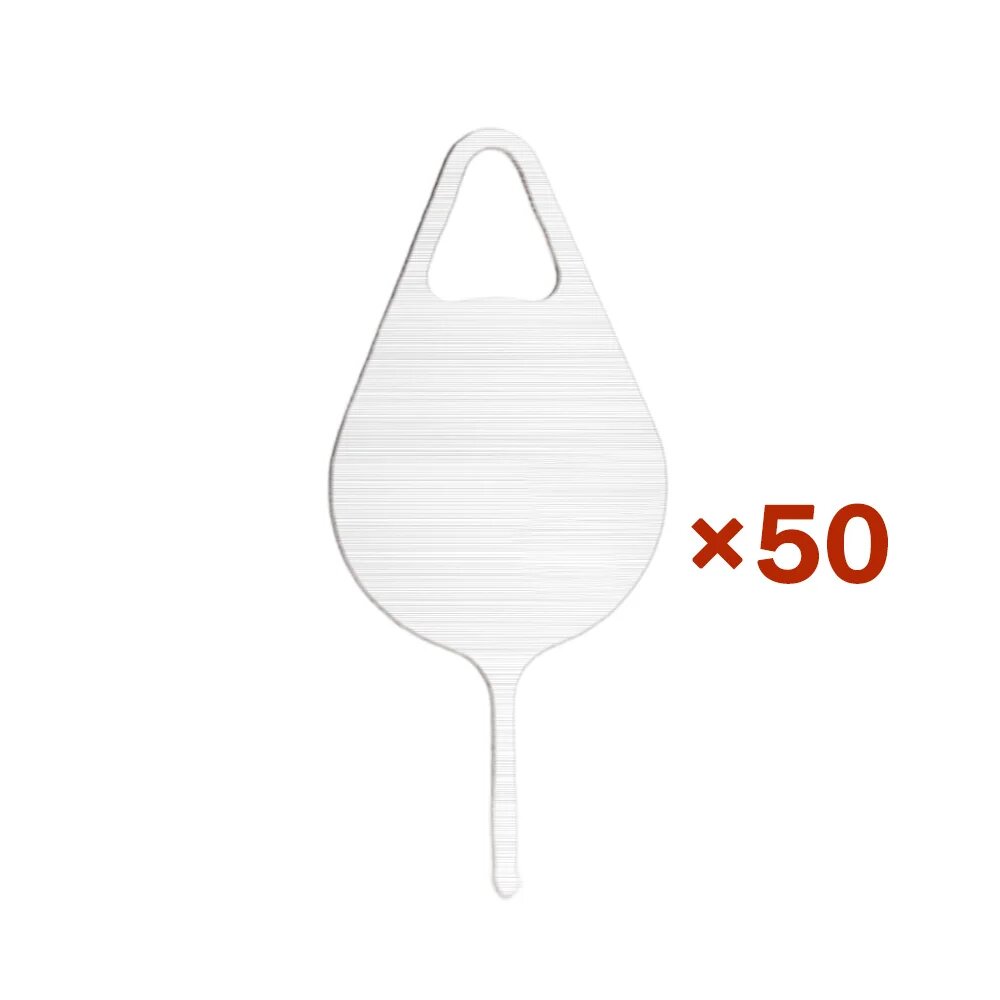 Серебряный лоток для Sim-карты для извлечения, 50 шт, открытая игла для ключа, инструмент для удаления Sim-карты, универсальные штифты для карт для Iphone, Samsung 50 Silver A