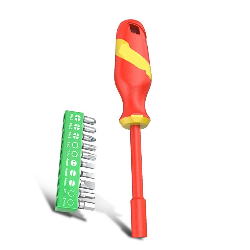 Набор ударопрочных бит для шуруповерта для электромонтажа и ремонта бытовой техники