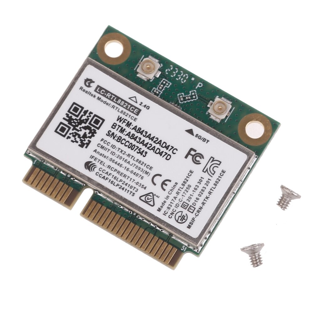 RTL8821CE Wifi 802.11AC 2,4 G/5 ГГц Мини PCIe WiFi Сетевая карта для ISUS