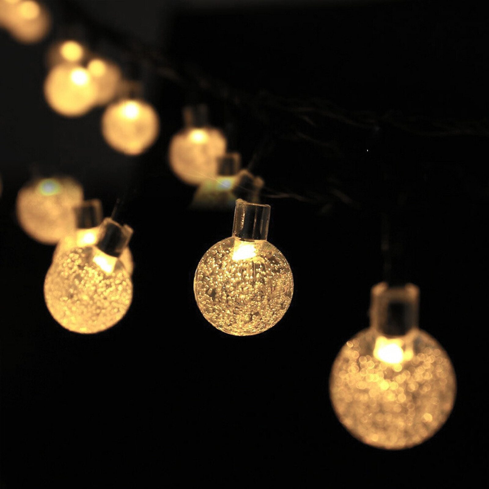 Солнечный пузырь шар свет гирлянда светодиодный хрустальный шар фонарь уличный сад настенный светильник для деревьев газонный фонарь