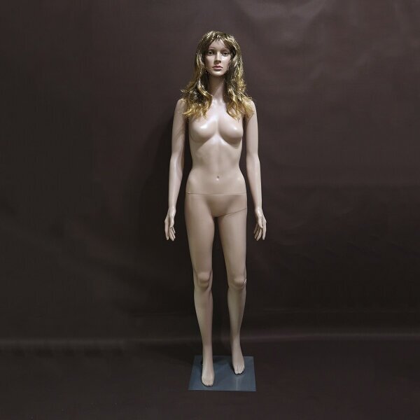 Манекен женский в полный рост, натуралистичный с париком
