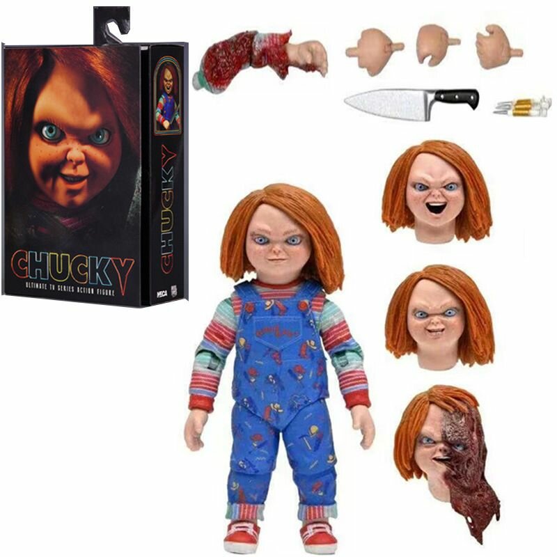Фигурка Chucky Cult TV Коллекционная Подвижная Кукла Ужасов