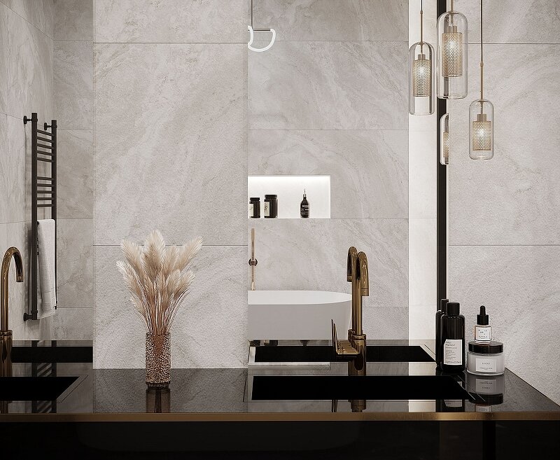 Керамогранит Laparet Titan White Cтруктурный 60х60 см белый структурированная