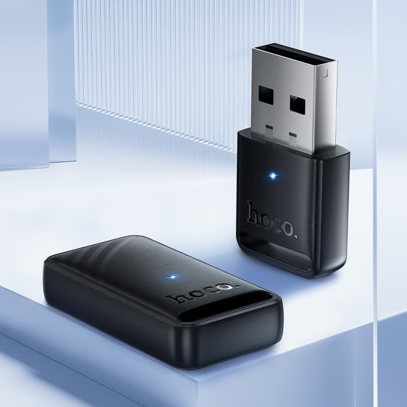USB Блютуз bluetooth адаптер ресивер Hoco UA42 BT 5.4 черный