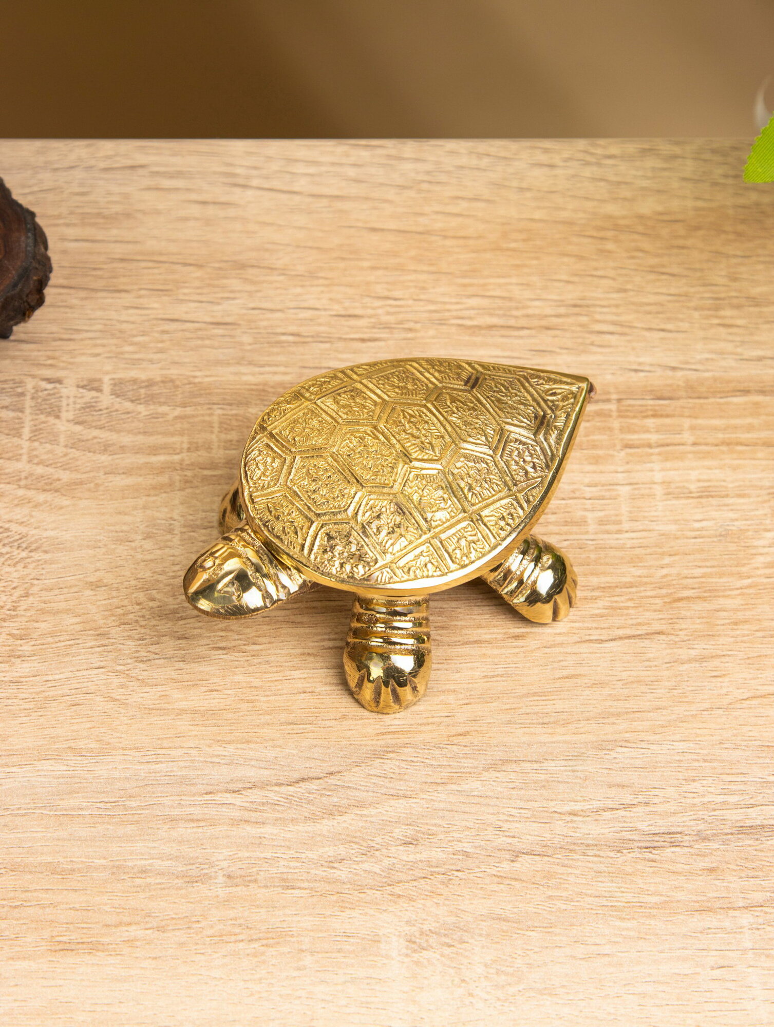 Шкатулка "Черепаха в ромбики", 10x6x3 см, латунь, особенности шкатулки: для украшений