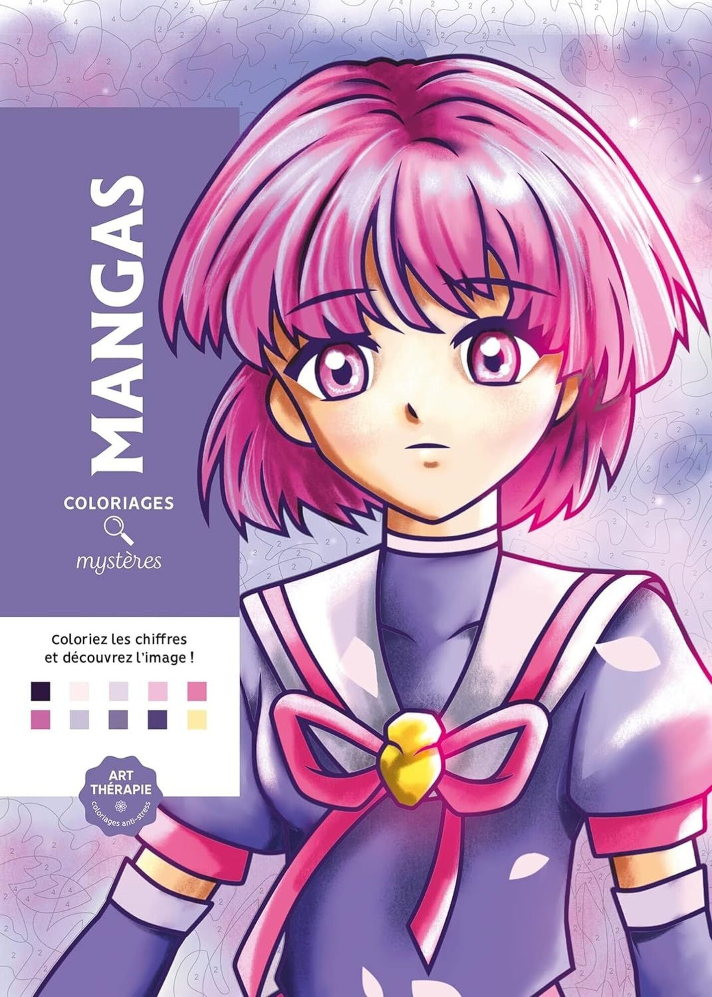 Раскраска по номерам Coloriages mysteres - Mangas 128стр. - 2376715350