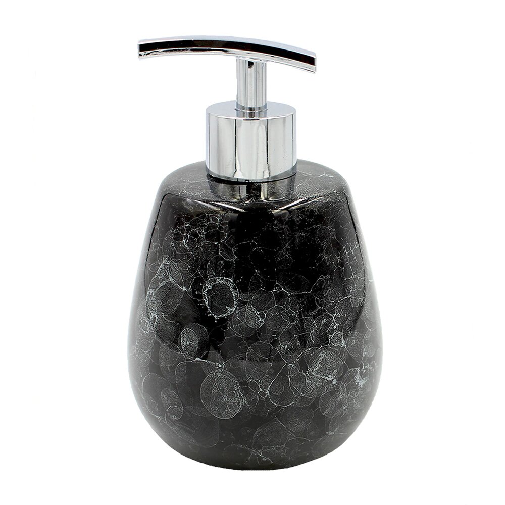 Дозатор для мыла Bath Plus Pietra Black керамика