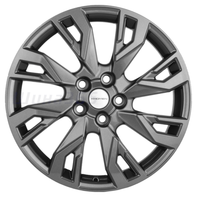 Литой колесный диск Khomen Wheels KHW1809 (Changan/Geely/Lexus/Suzuki/Toyota) 7x18/5x114,3 ET45 D60,1 Gray