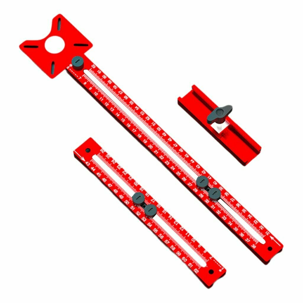 Фрезерные пазы для фрезерования кронштейнов Направляющая для фрезера Фурнитура для шкафов Кондукторы с автоматическим кернером Многофункциональный