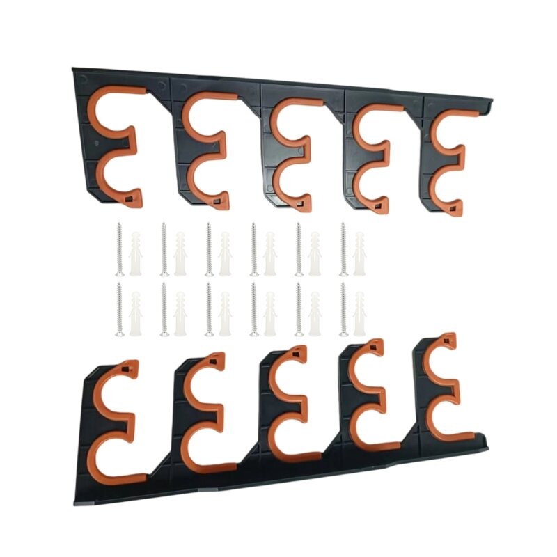 Настенная или Потолочная Вешалка Для Удочек, Органайзеры Для Хранения, Держатель Для Стойки Для Удочек, Вмещающий 10 Подставок Для Удочек