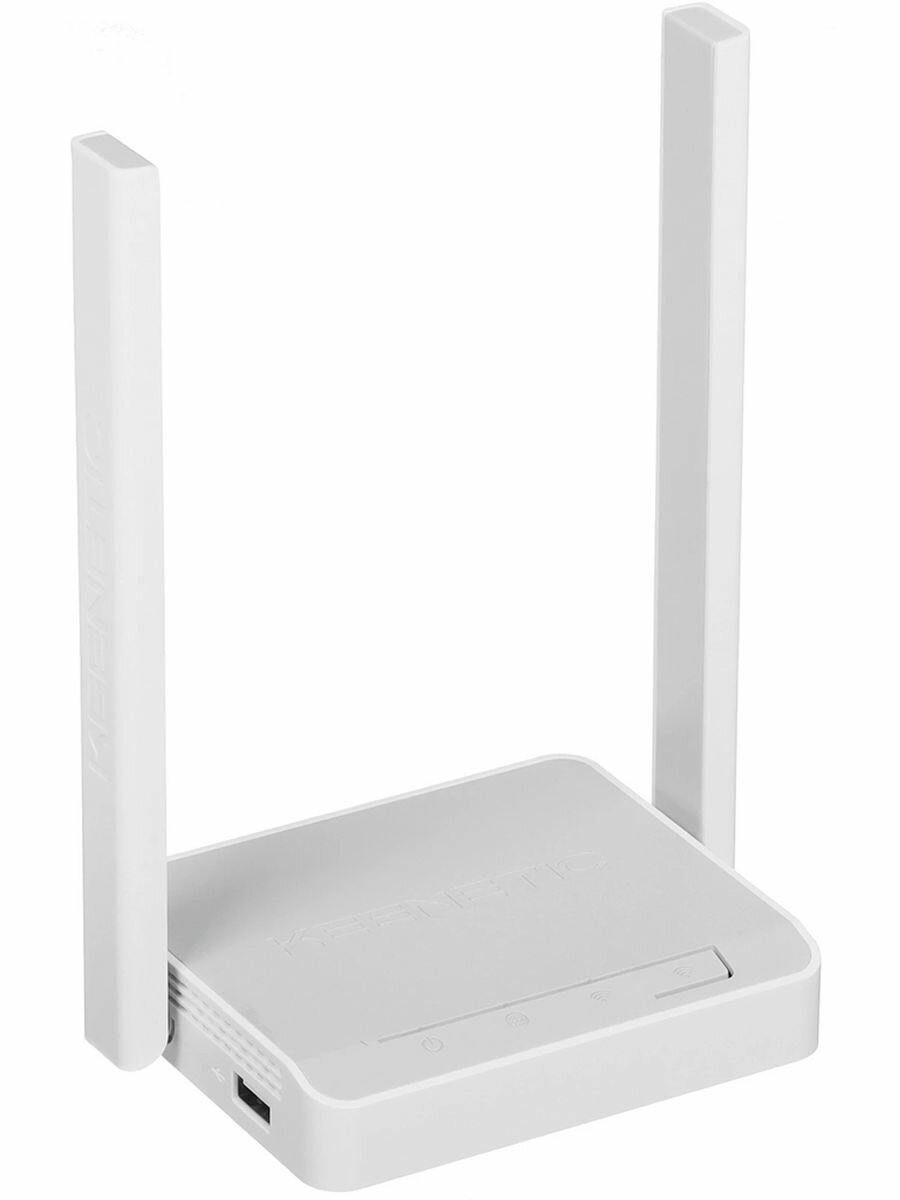 Роутер Keenetic 4G KN-1213 N300 Wi-Fi, 3 LAN-порта, скорость до 300 Mbps, белый