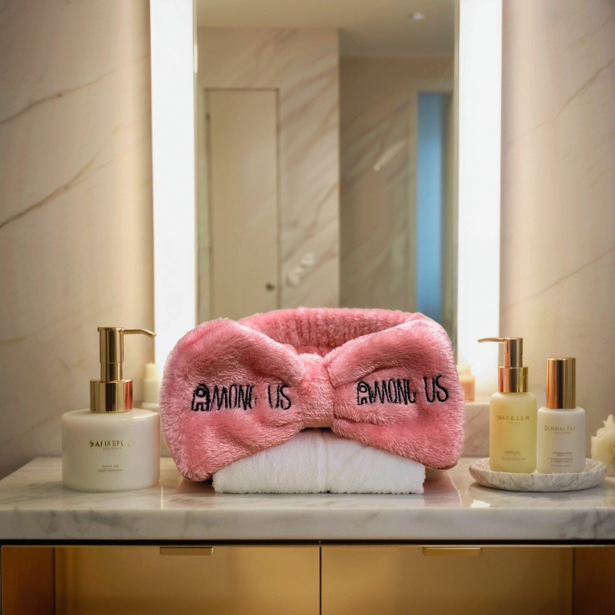 Повязка на голову косметическая для умывания