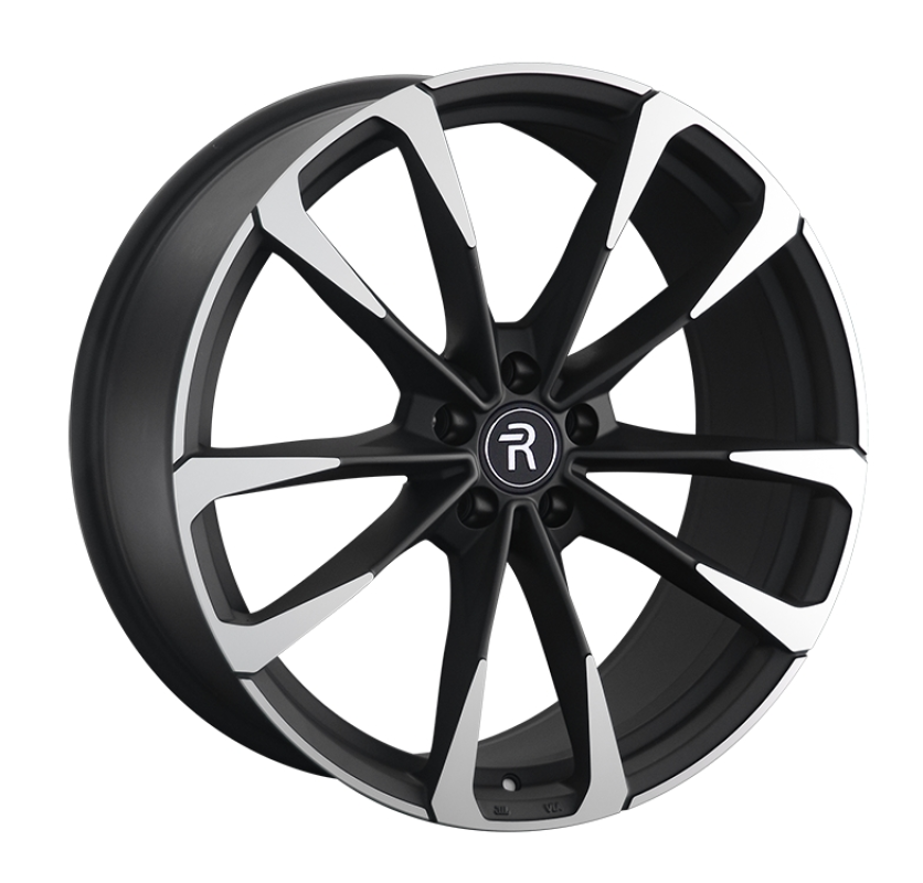 Диск колесный Replica Replay LR94 9,5x21 5x120 Dia72.6 ET49 цвет MBF (черный, полировка)