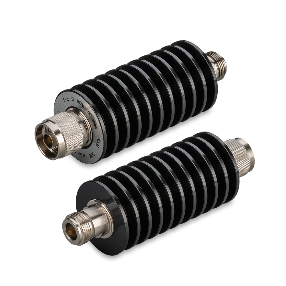 Аттенюатор 40 дБ N-50-40-50 (0-6 ГГц), N(male)-N(female), круглый, 50Ом, 50Вт