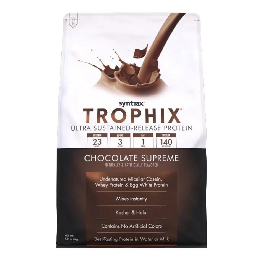 Протеин многокомпонентный Trophix 5.0 2270 гр. 5lb (Syntrax) Шоколад