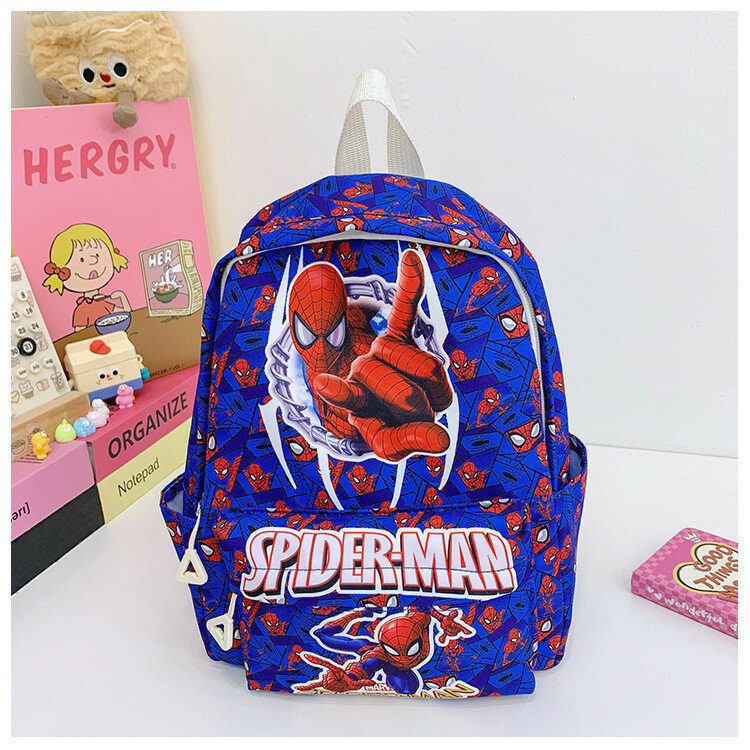Чемодан мультгерой спайдермен для детей с мягкими плечевыми ремнями забавным дизайном