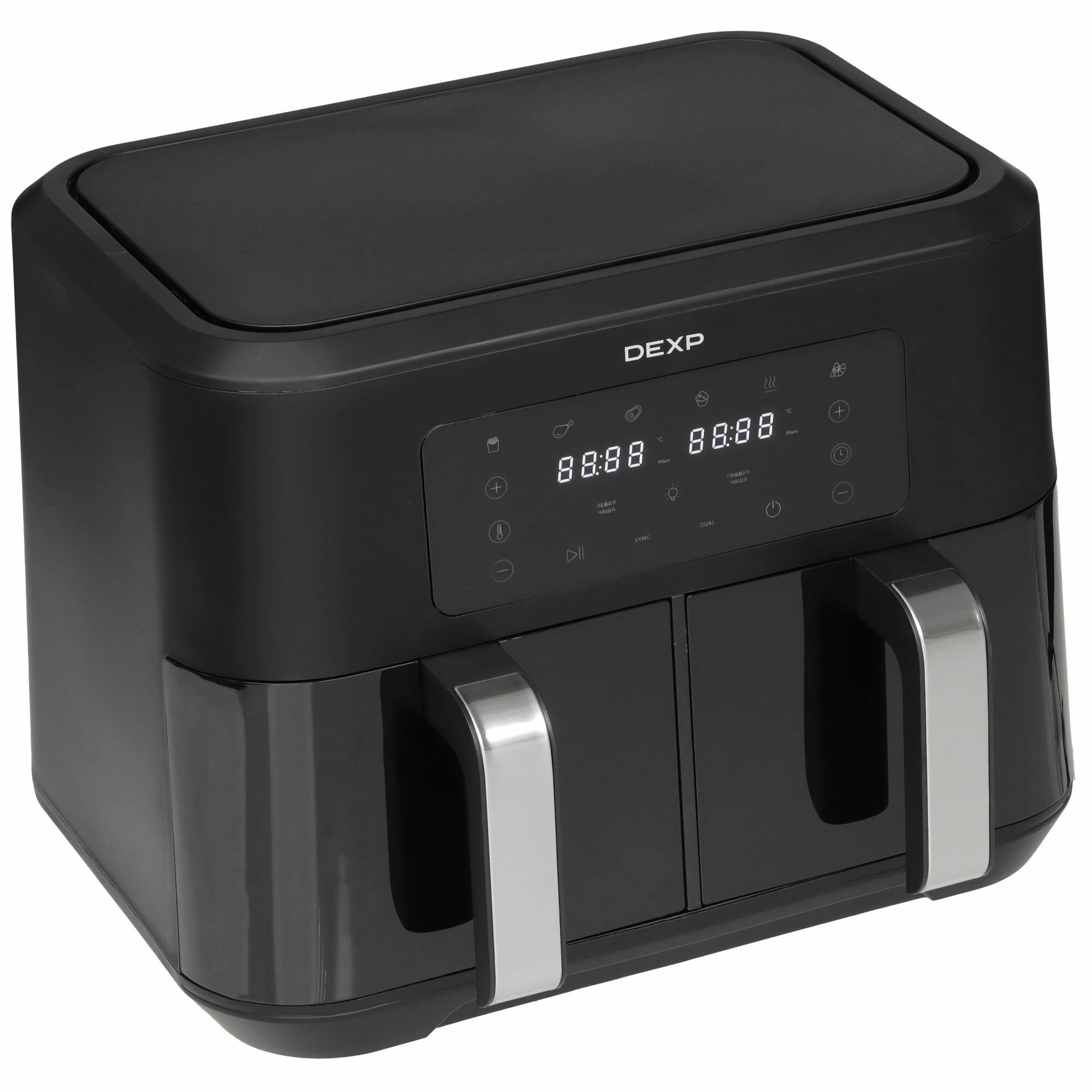 Аэрогриль DEXP DAF-2208 DoubleFry, черный