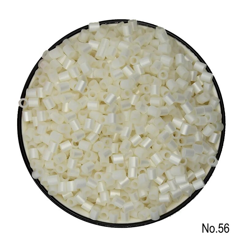 Бусины Hama 5 мм 500 шт, Белый, Унисекс