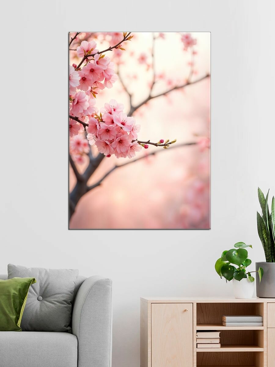 Картина на стену "Сакура", 50х70 см
