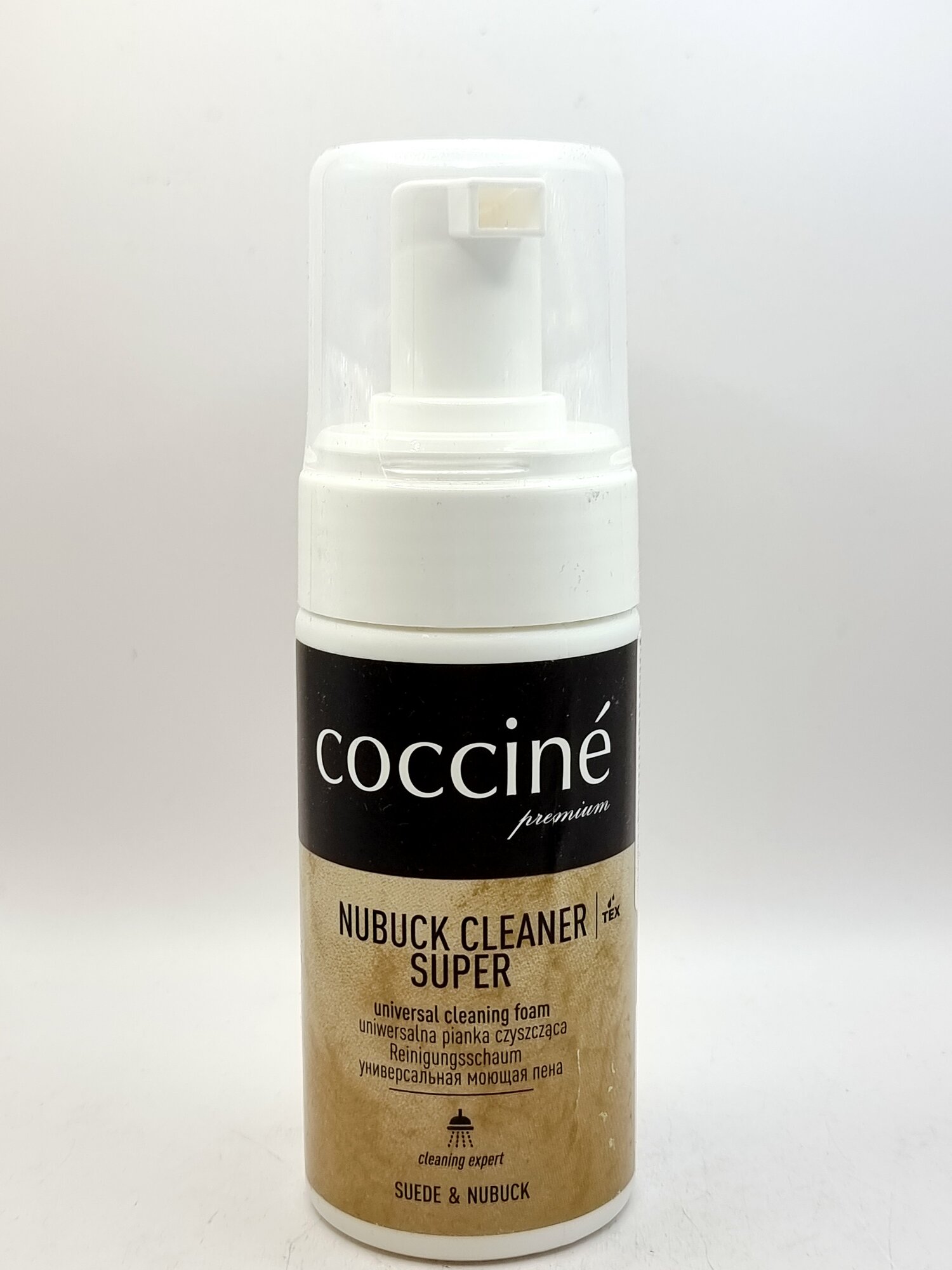 Coccine NUBUCK CLEANER Универсальная моющая пена для замши и нубука 100 мл (из Финляндии)