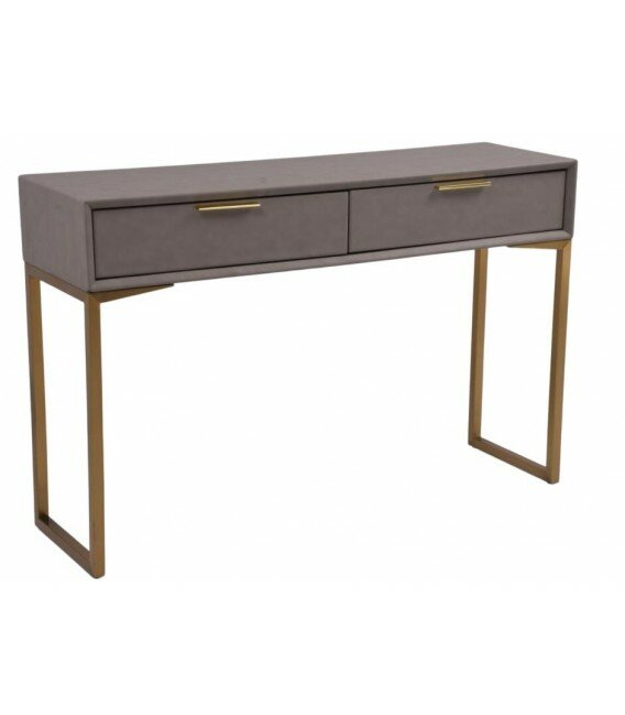 Стол-консоль Логан с 2-мя ящиками MC9001-120GR, 120х35х78 см, светло-серый