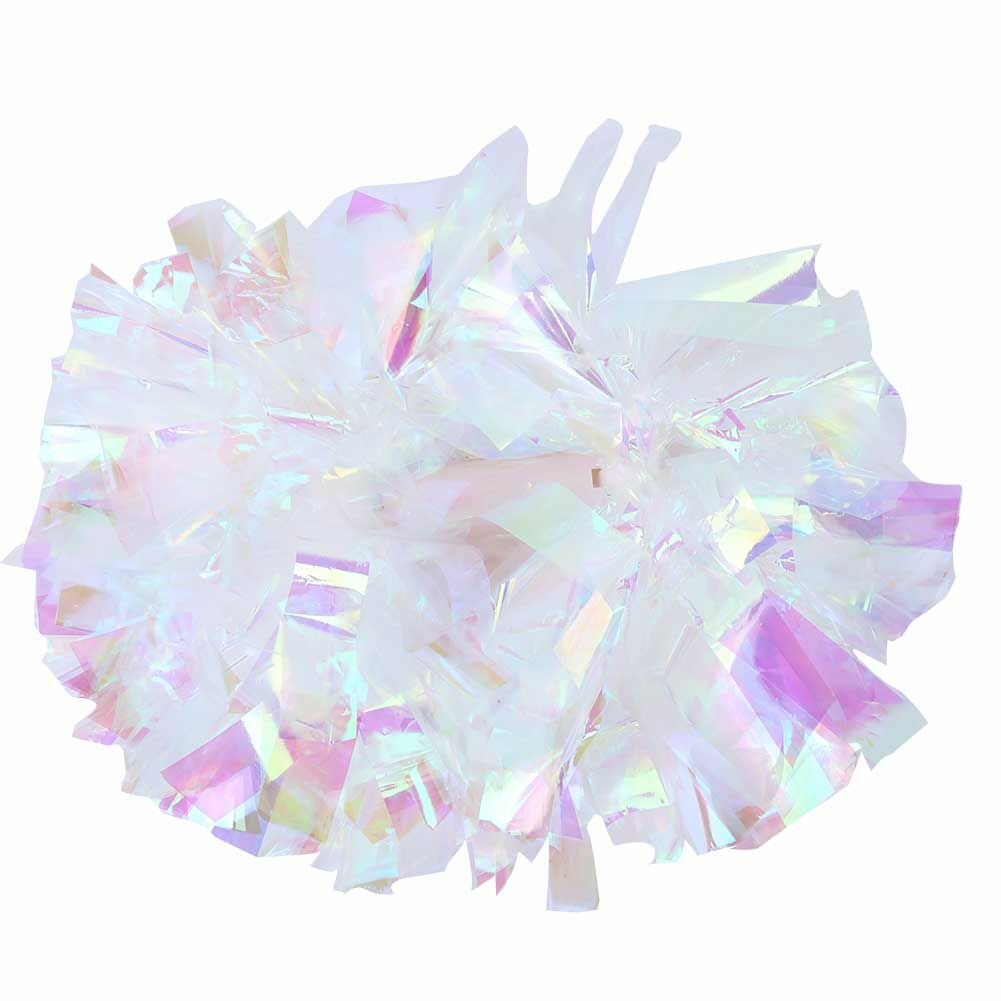 Помпоны для черлидинга, танцевальных выступлений и спортивных соревнований, 7 цветов, лёгкие и прочные, ручные помпоны для школьных мероприятий