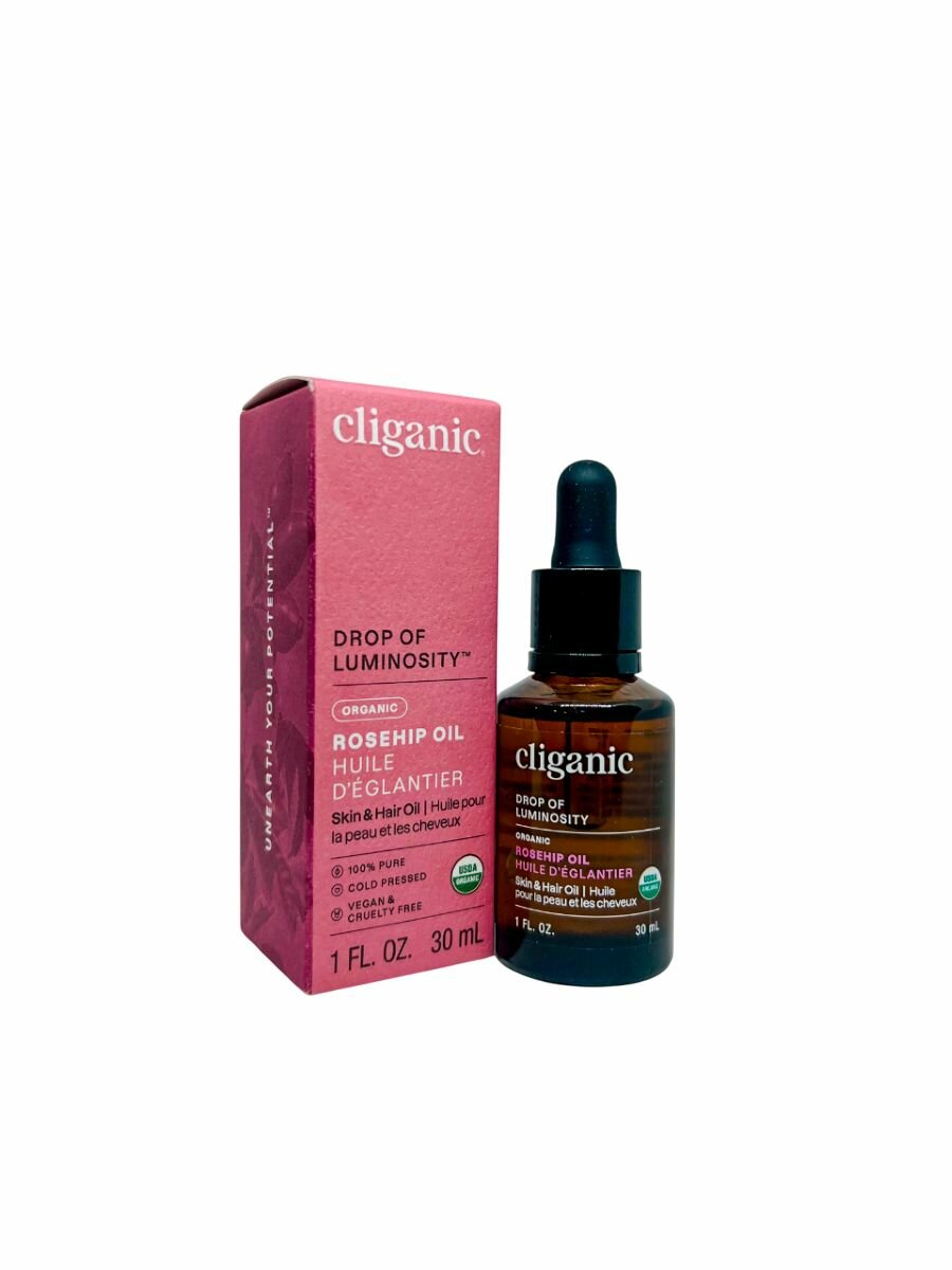 CLiganic массажное масло, носитель, базовое Шиповник (Rose hip) - 30 мл