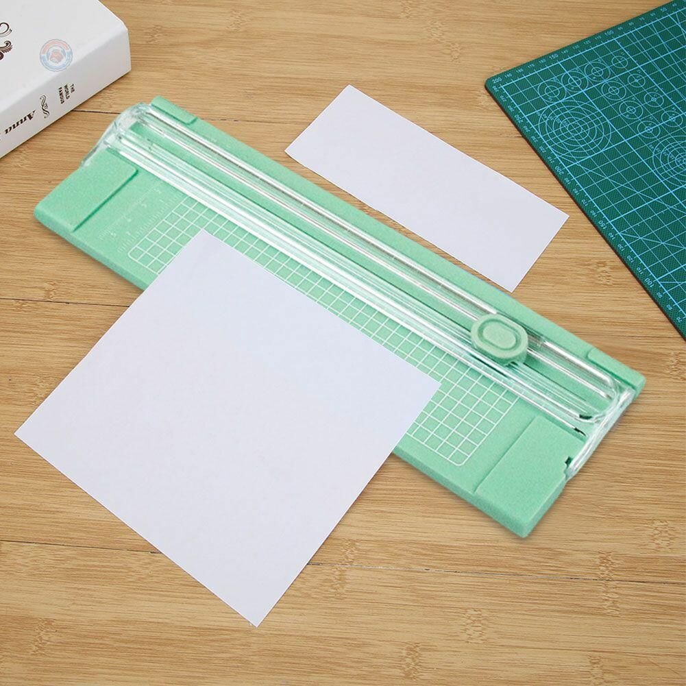 Двунаправленный резак для бумаги формата А4 с выдвижной линейкой и острым ножом удобный инструмент для обрезки фотографий и скрапбукинга