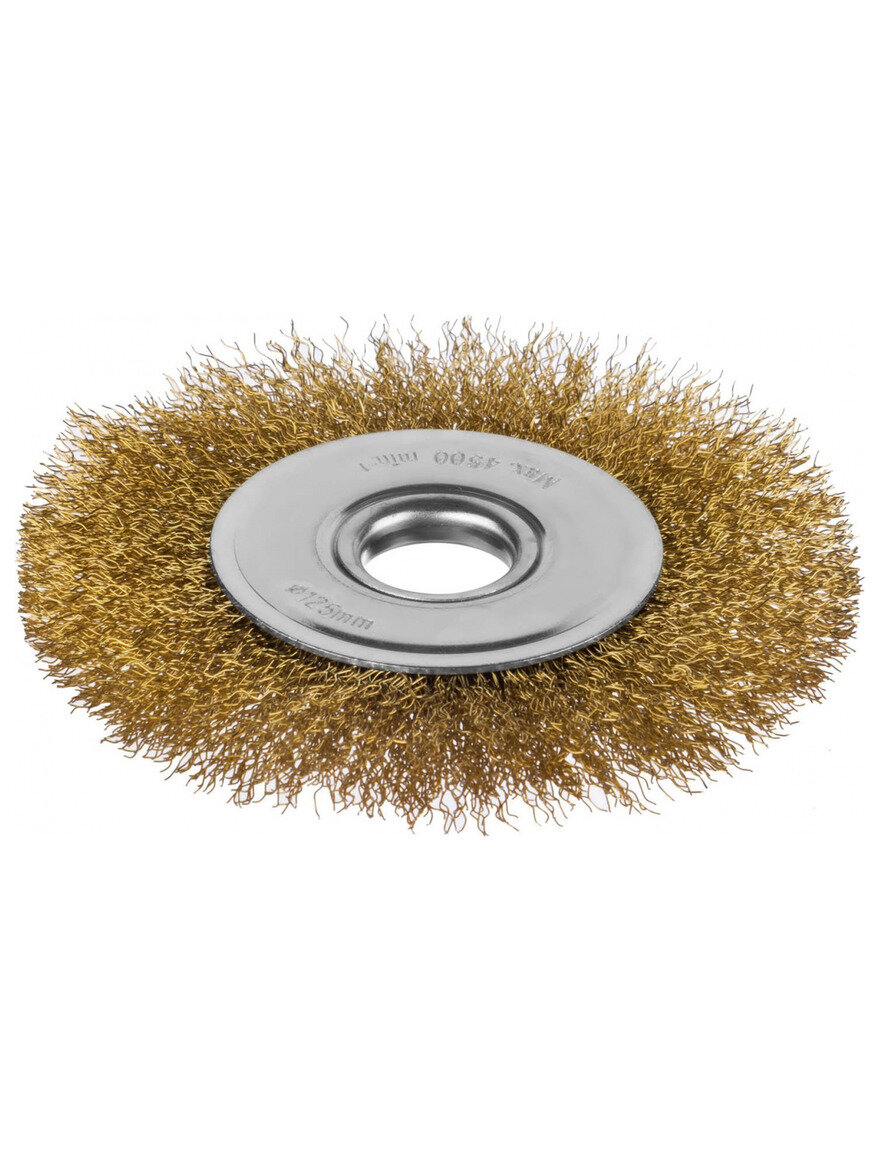 Щетка-крацовка дисковая для УШМ D-125 мм, MIRAX