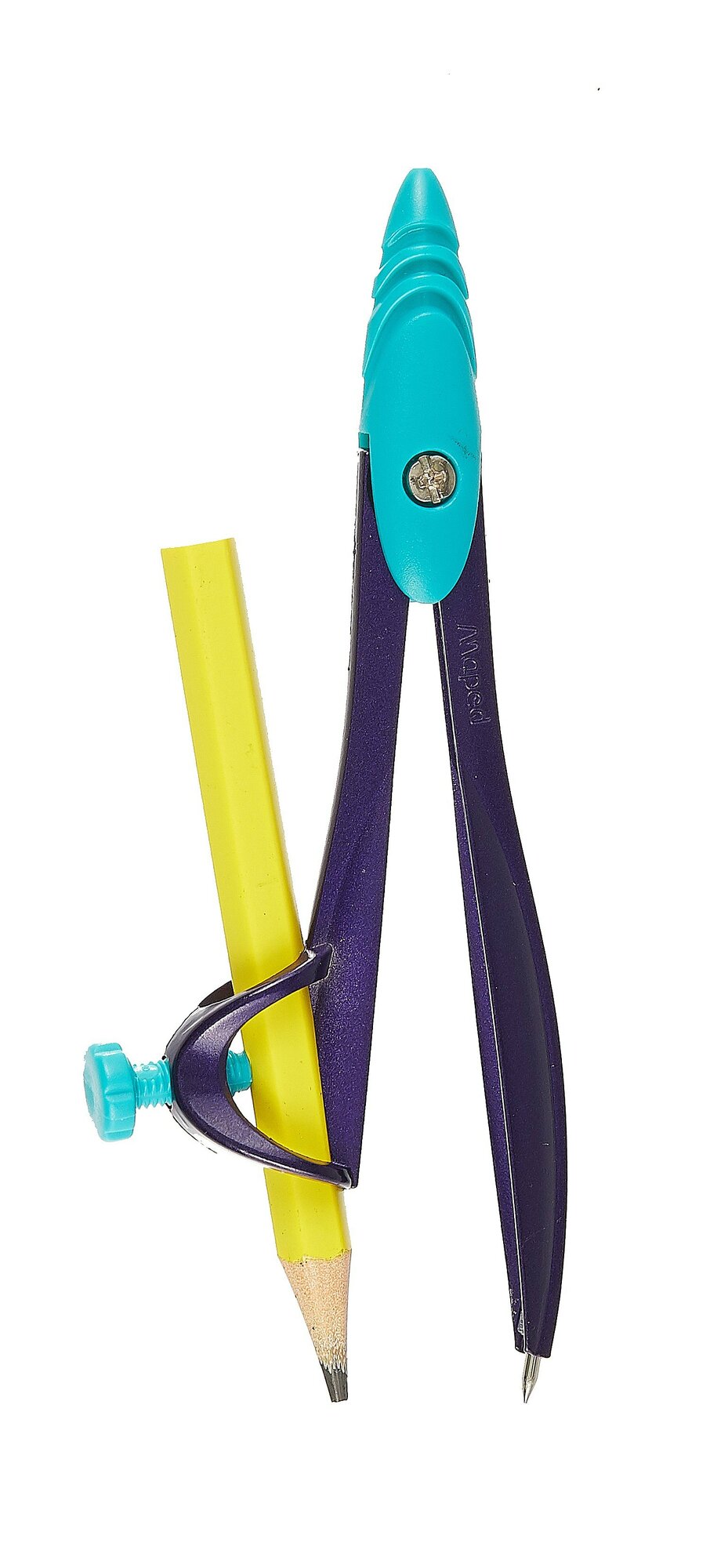 Циркуль школьный 120мм "PIXEL PARTY STUDY" универс. держатель, пласт. пенал, Maped