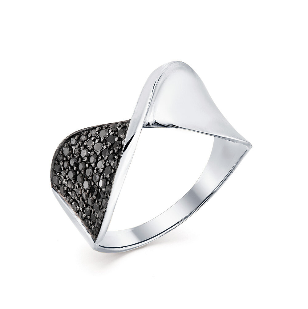 Кольцо, белое золото, 585 проба, бриллиант