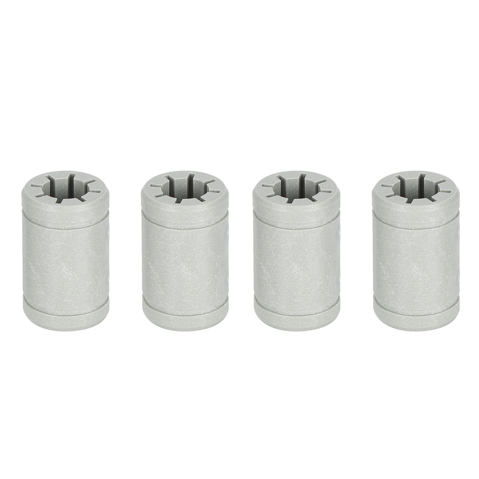 4pcs подшипник с валом серый пластиковый LM8UU Сплошной полимер Линейный подшипник 3D Принтер аксессуары для RJMP -01–08