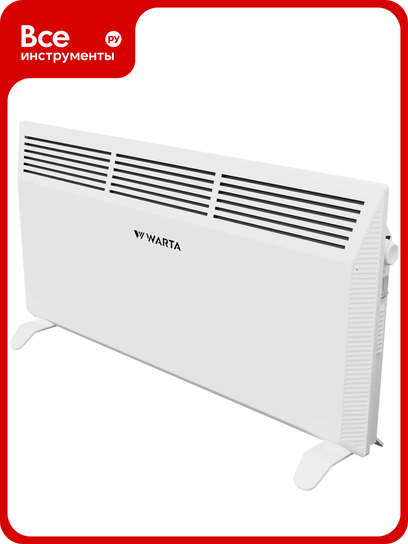 Электрический конвектор WARTA WHC-2000 М2.0, помещении